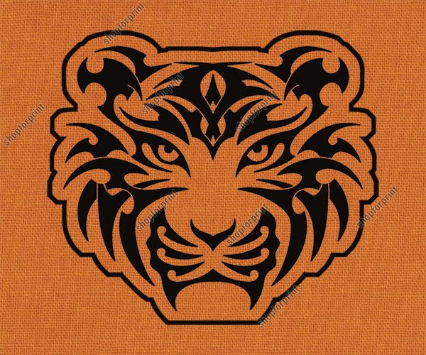 Tiger Tattoo Vector in Several Formats