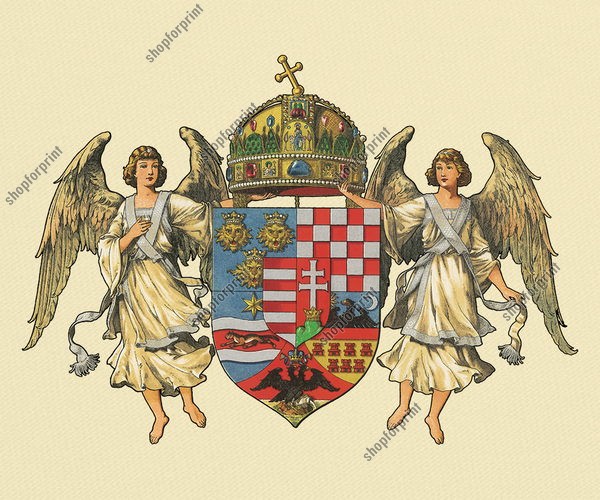 Hungarian Emblem in Vector - AI, SVG, EPS